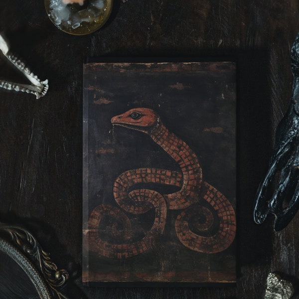 Red Leather Journal - Etsy