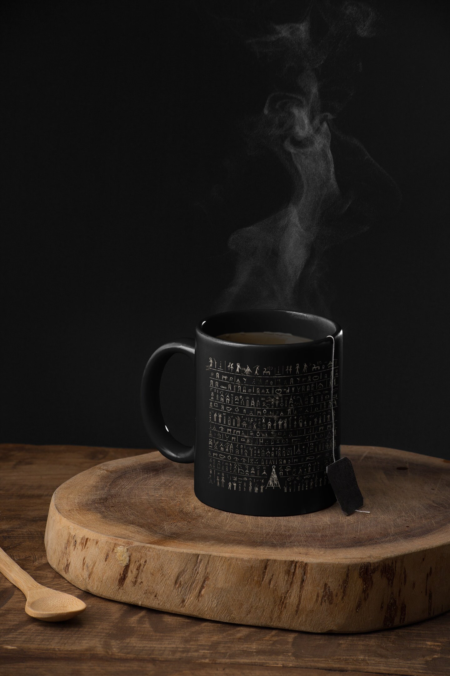 Black Cuneiform Mug, Ancient Script Mug - Etsy