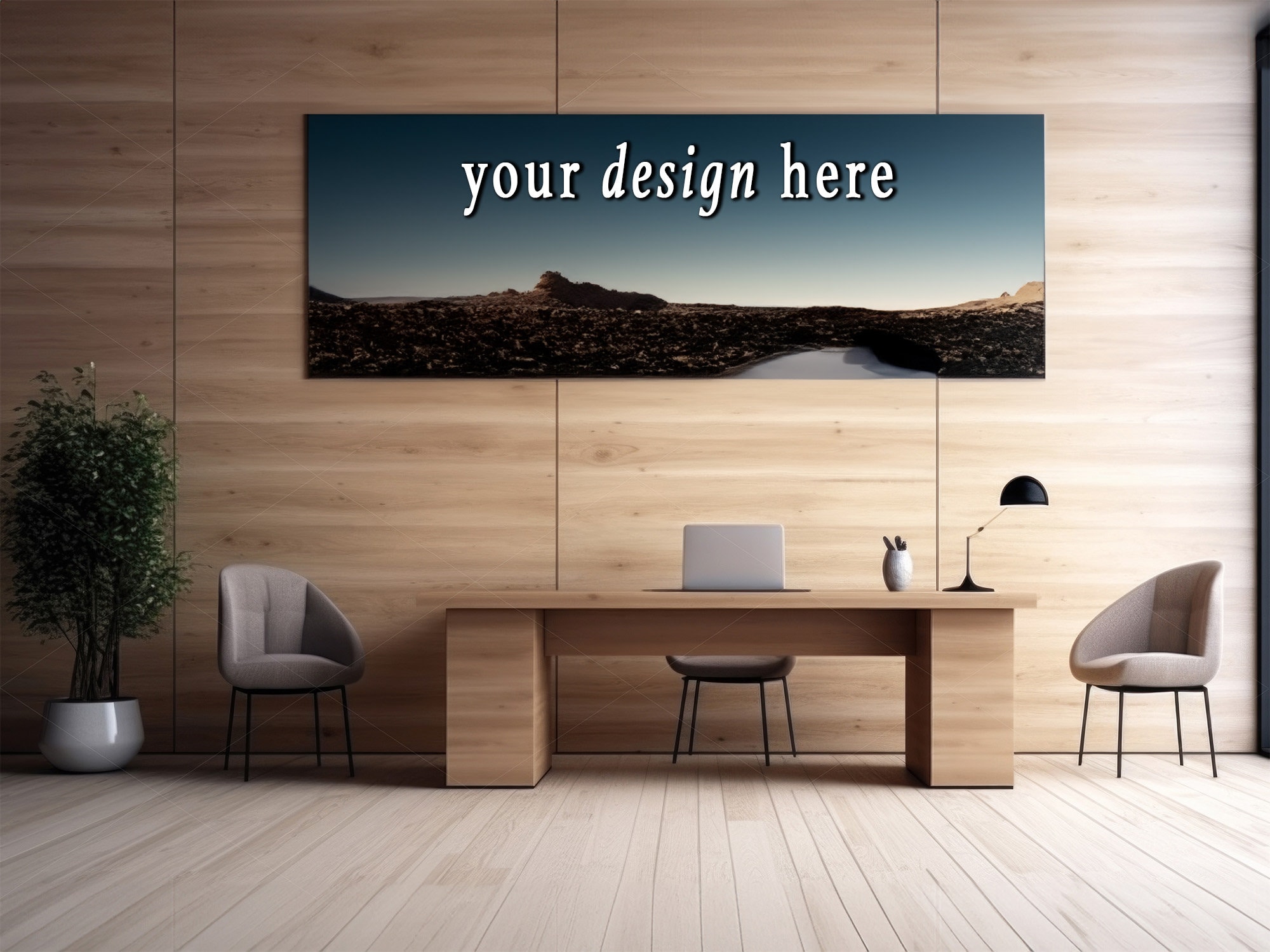 Blank Wall Mockup, Empty Wall Mockup, Modern Interior Wall Mockup ...