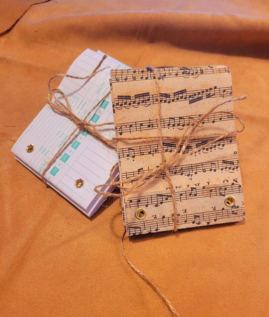 Set of 6 - Mini Matchbook Style Memo Pads, Ephemera, Handmade - Etsy