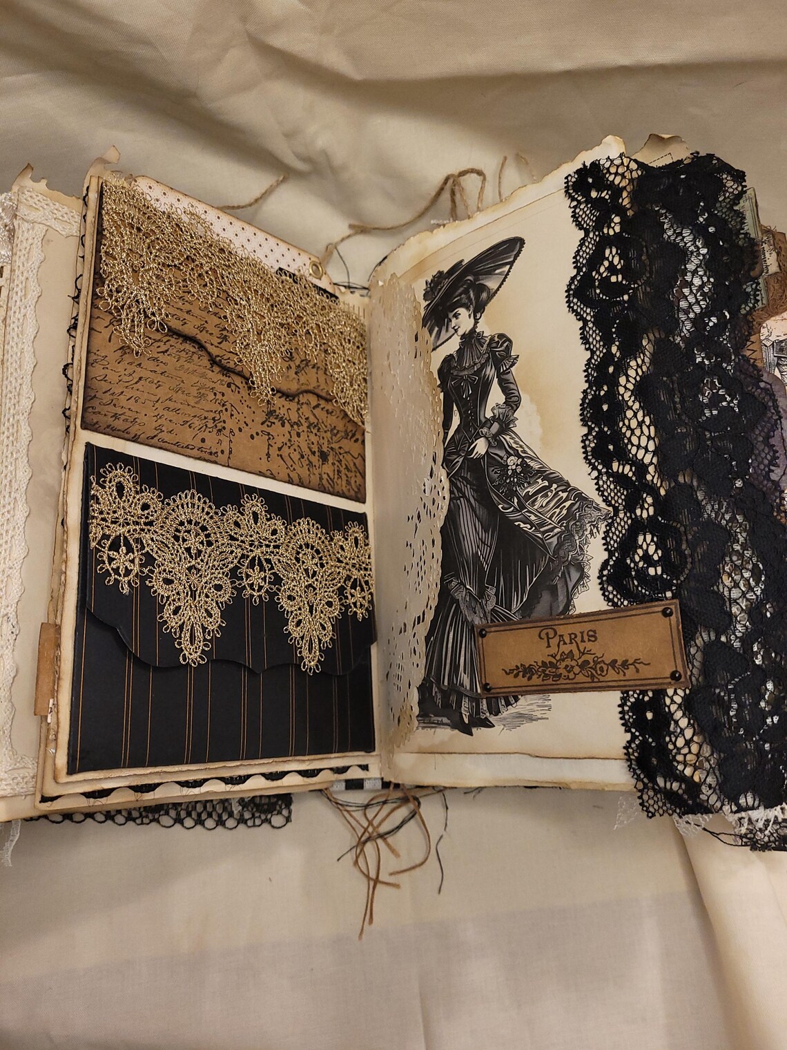Handmade Vintage Style Victorian Junk Journal - Etsy
