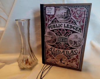 Large Hardback Journal 200+ Sheets, Blank Junk Journal, Vintage 1940s ...