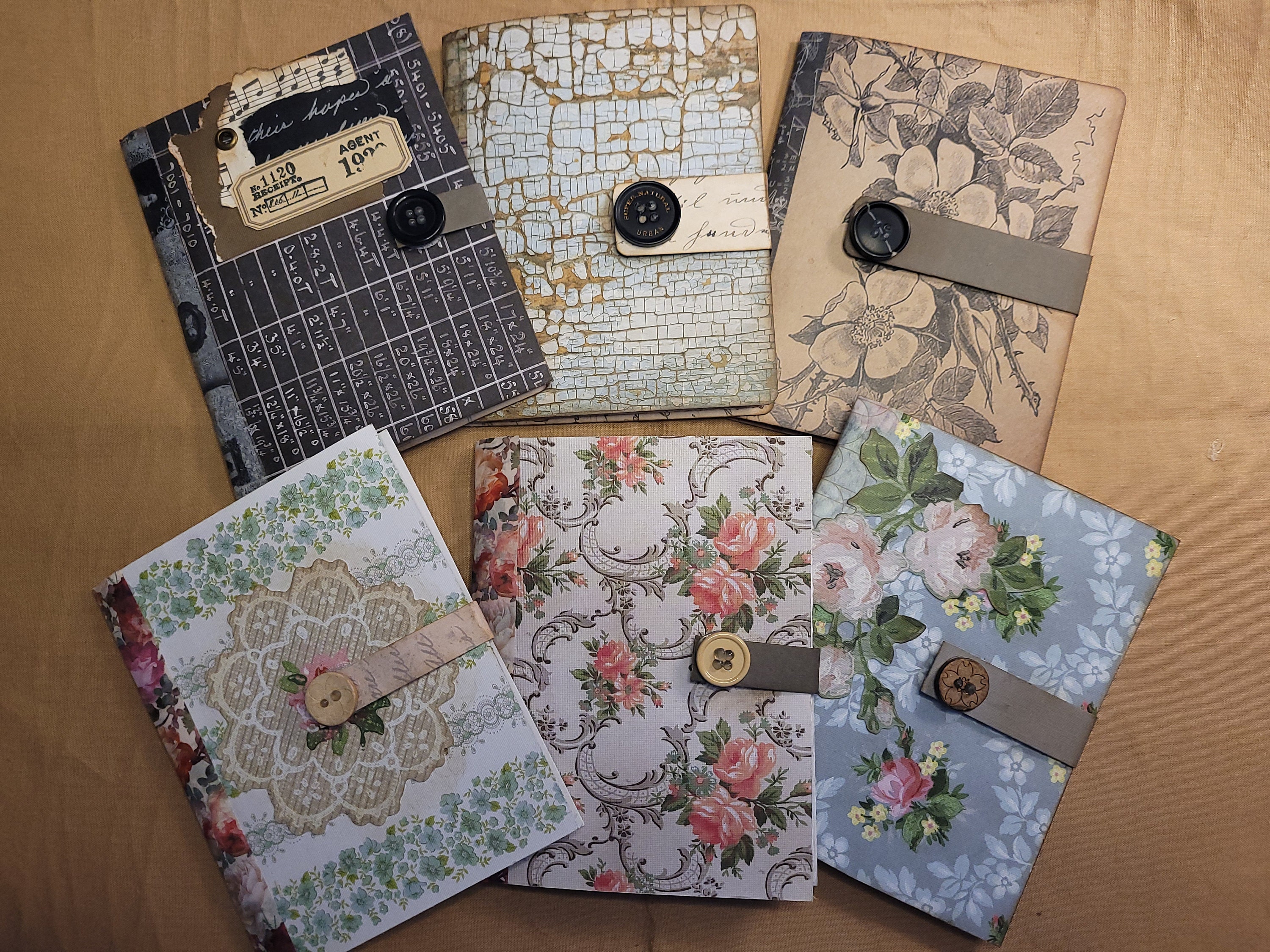 Mini Journals, Junk Journal, Handmade, Shabby and Grungy Styles ...
