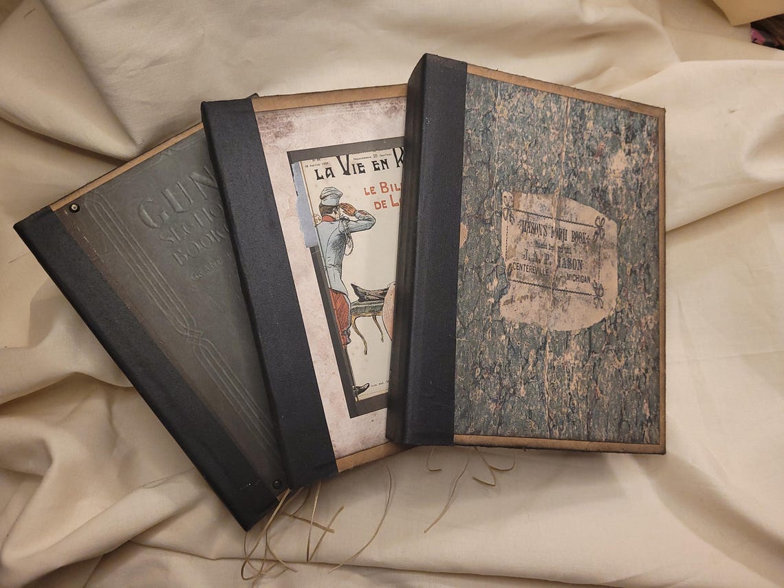 Handmade Blank Junk Journals Hard Cover Vintage Covers - Etsy