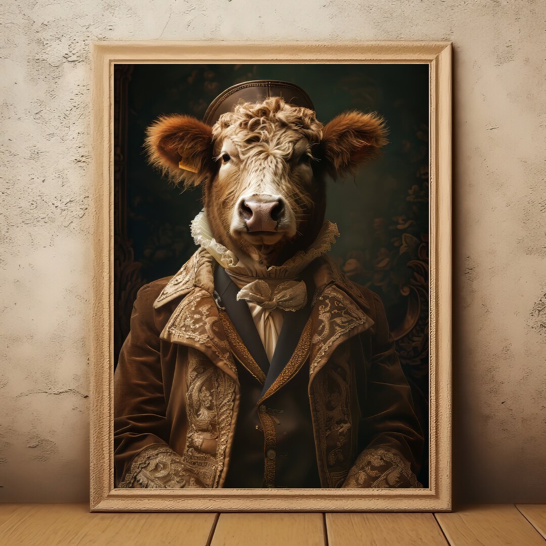 Victorian Bull Art, Dark Academia, Vintage Photography, Animal Art ...