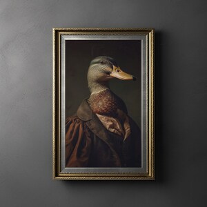 Scholarly Duck, Sir Duckington, Vintage Photography, Animal Art ...