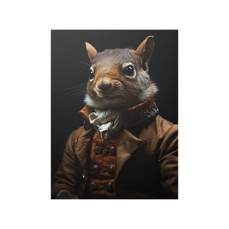 Victorian Squirrel Dark Academia Vintage Photography Animal Art, Gothic ...