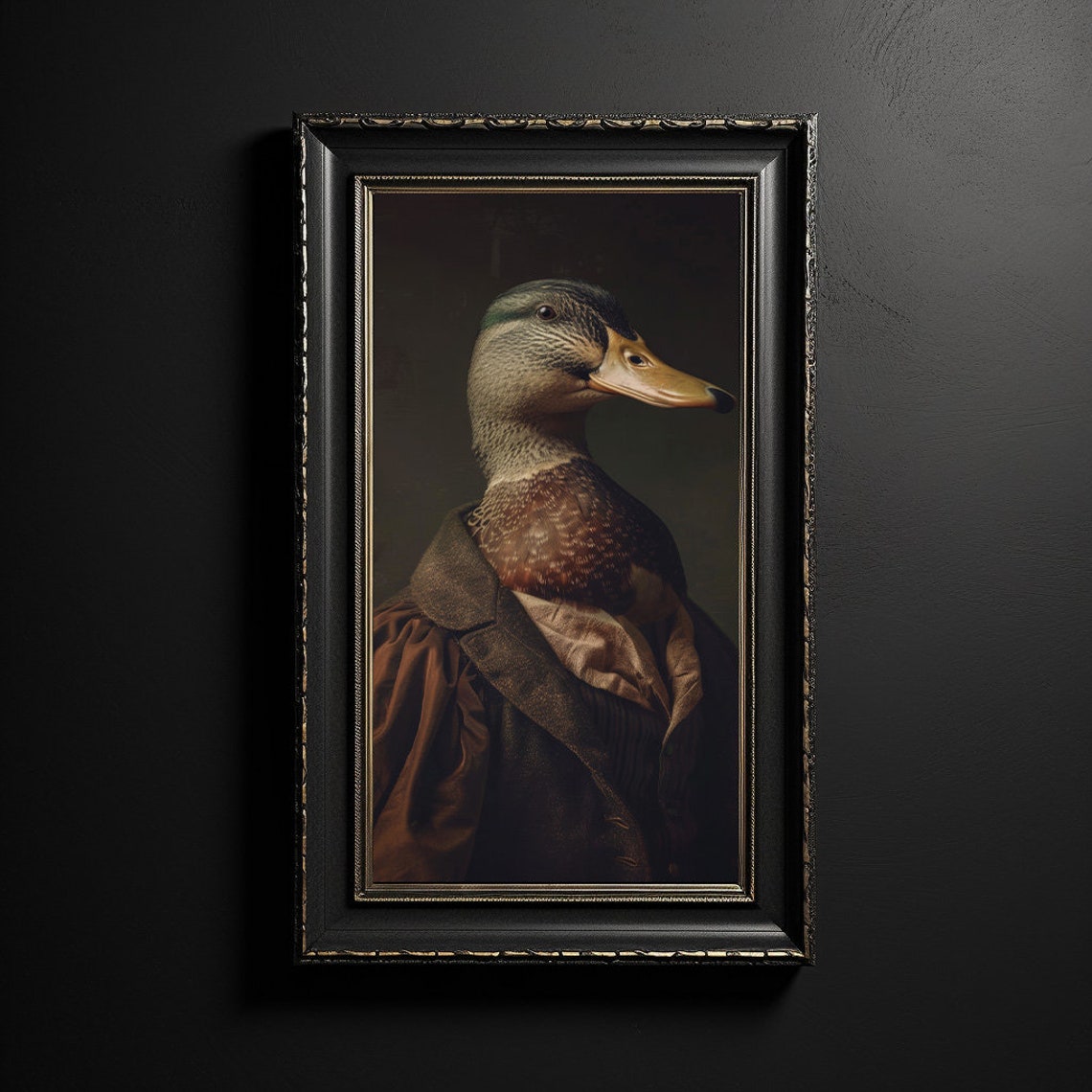 Scholarly Duck, Sir Duckington, Vintage Photography, Animal Art ...