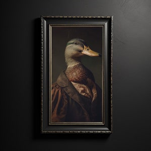Scholarly Duck, Sir Duckington, Vintage Photography, Animal Art ...