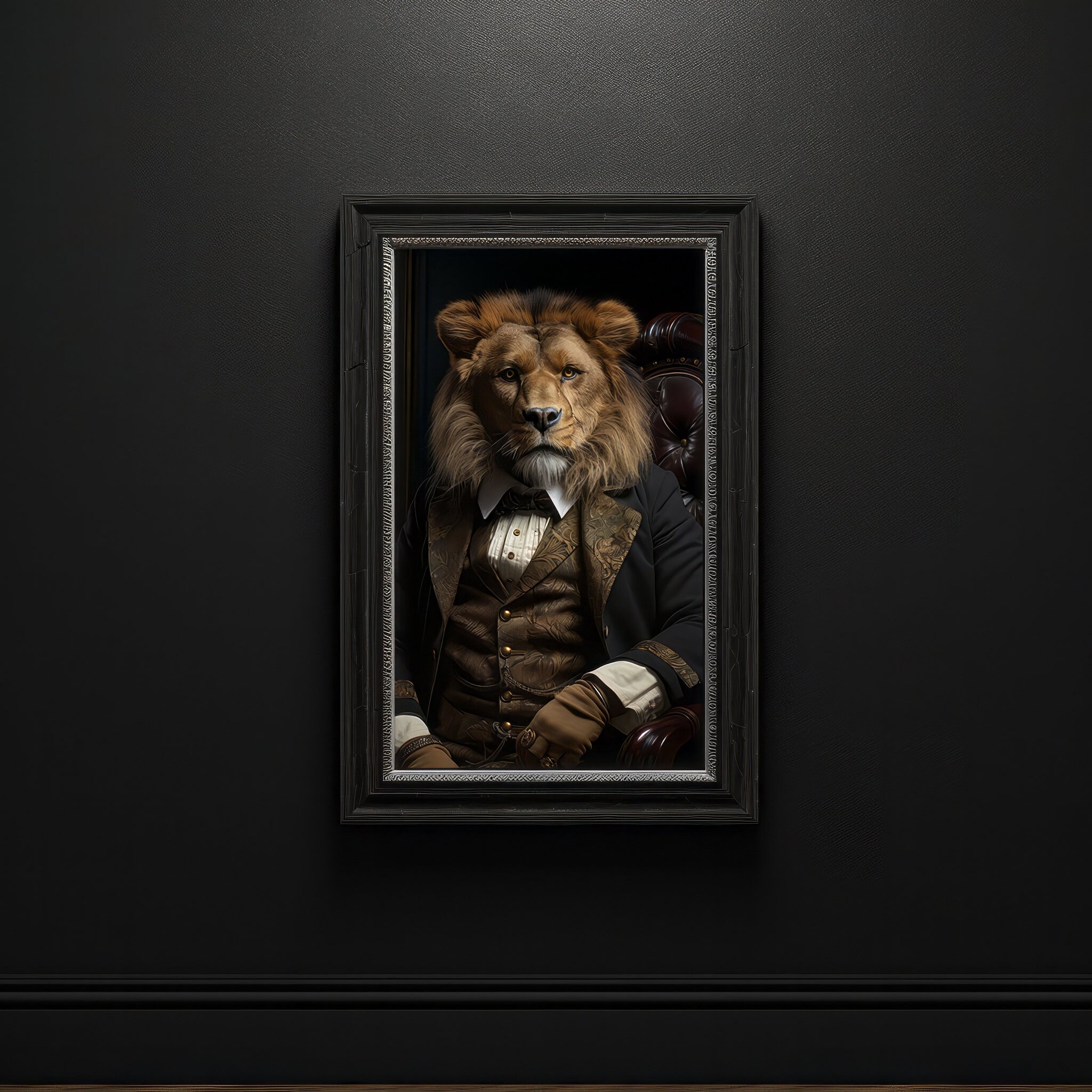 Victorian Lion Art, Dark Academia, Vintage Photography, Animal Art ...
