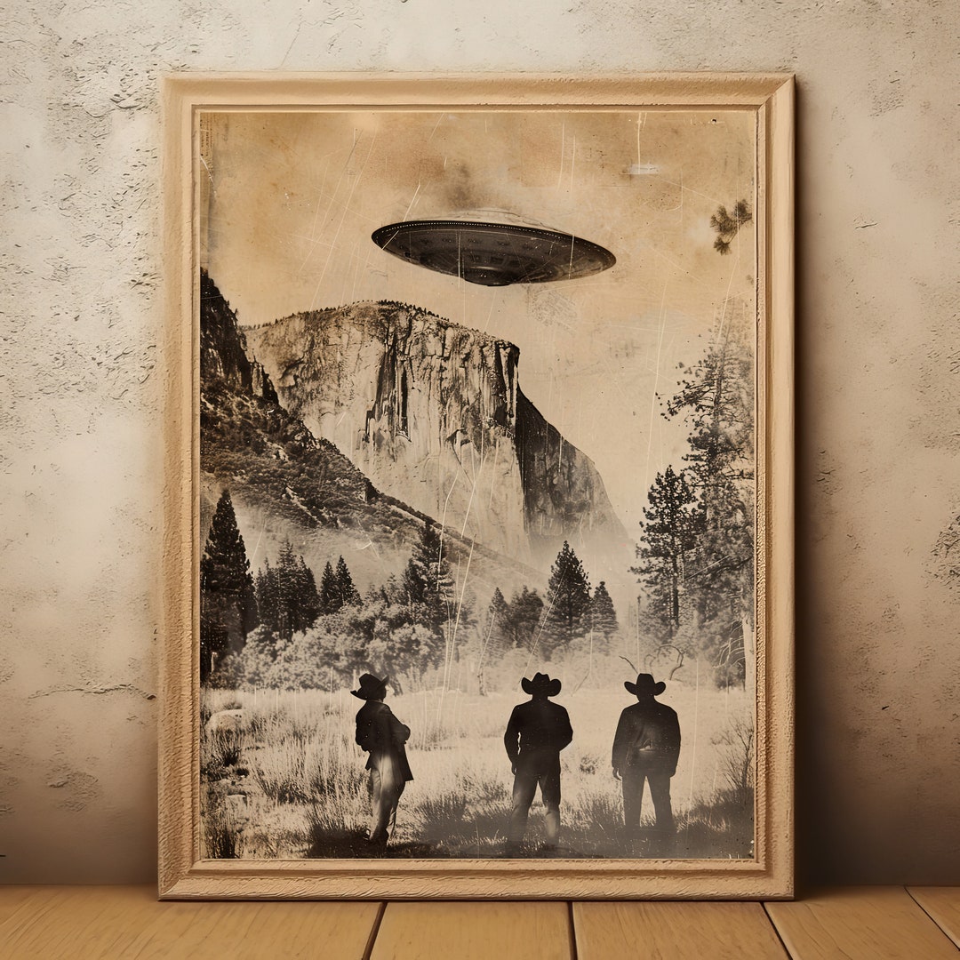 Vintage Alien, Dark Academia Cowboy, Wild West, Vintage, Dark Art ...