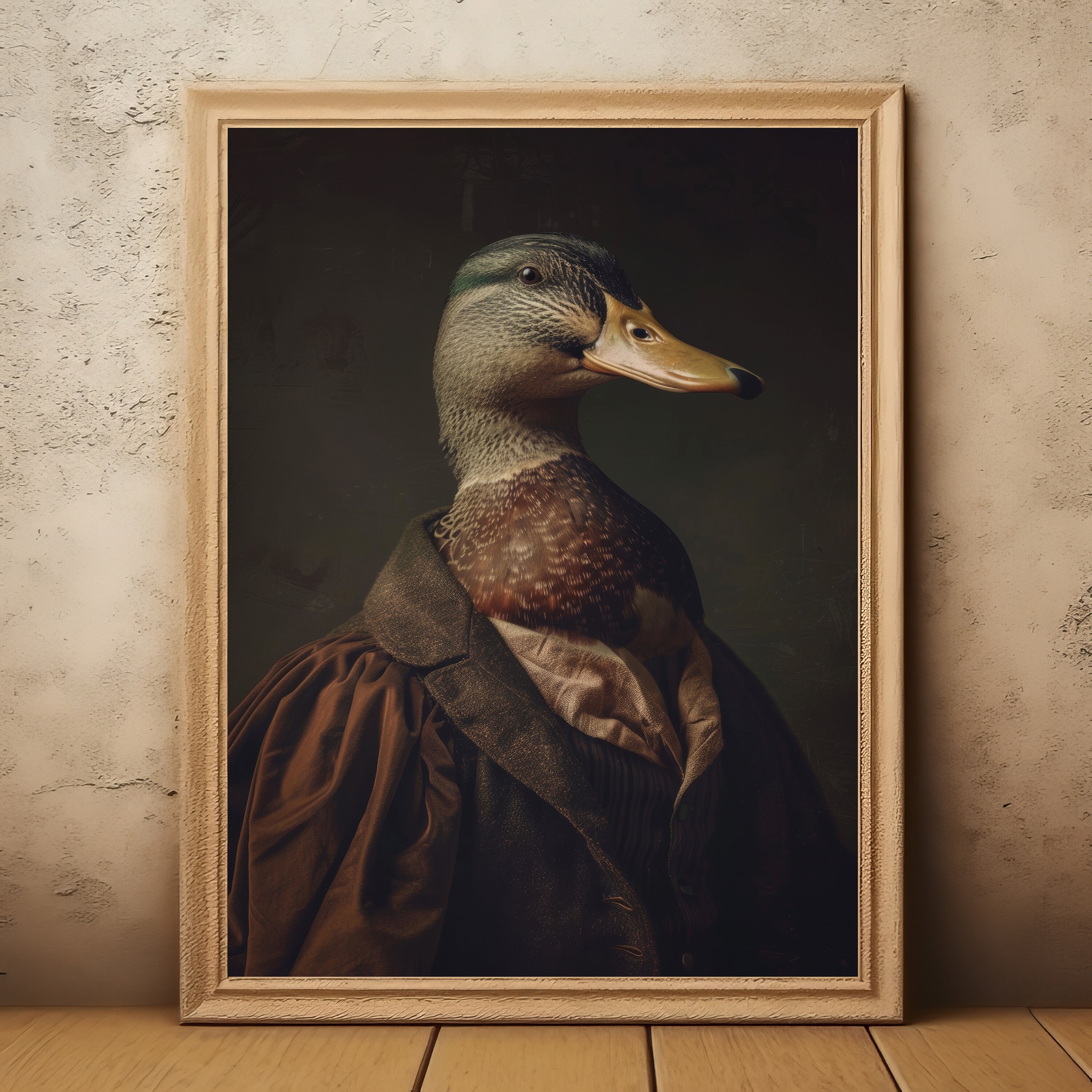 Scholarly Duck, Sir Duckington, Vintage Photography, Animal Art ...