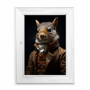 Victorian Squirrel Dark Academia Vintage Photography Animal Art, Gothic ...