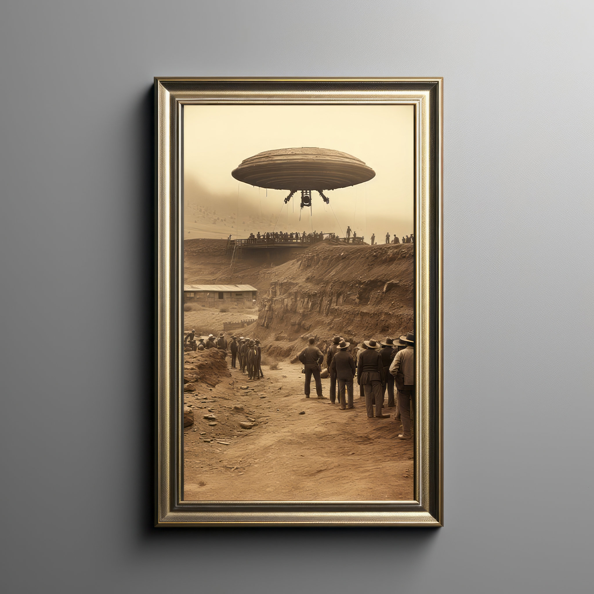 Vintage Alien Art, Dark Academia Cowboy, Wild West, Vintage, Dark Art ...