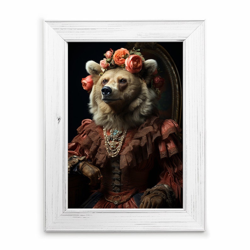 Victorian Princess Bear, Dark Academia, Vintage Photography, Animal Art ...