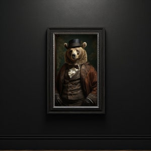 Victorian Bear, Dark Academia, Vintage Photography, Animal Art, Gothic ...
