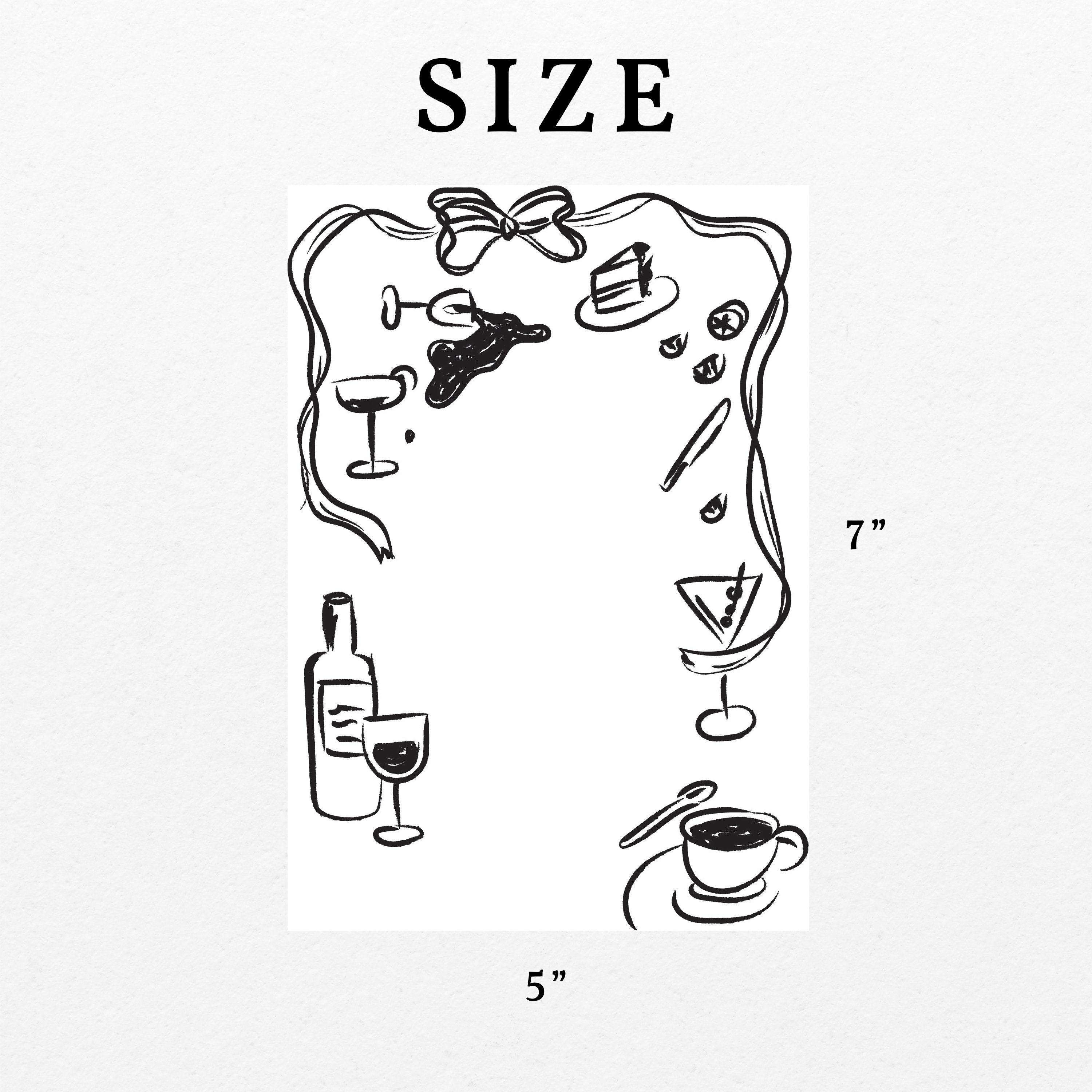 Menu Template Design Illustration Food and Beverage SVG PNG Hand Drawn ...