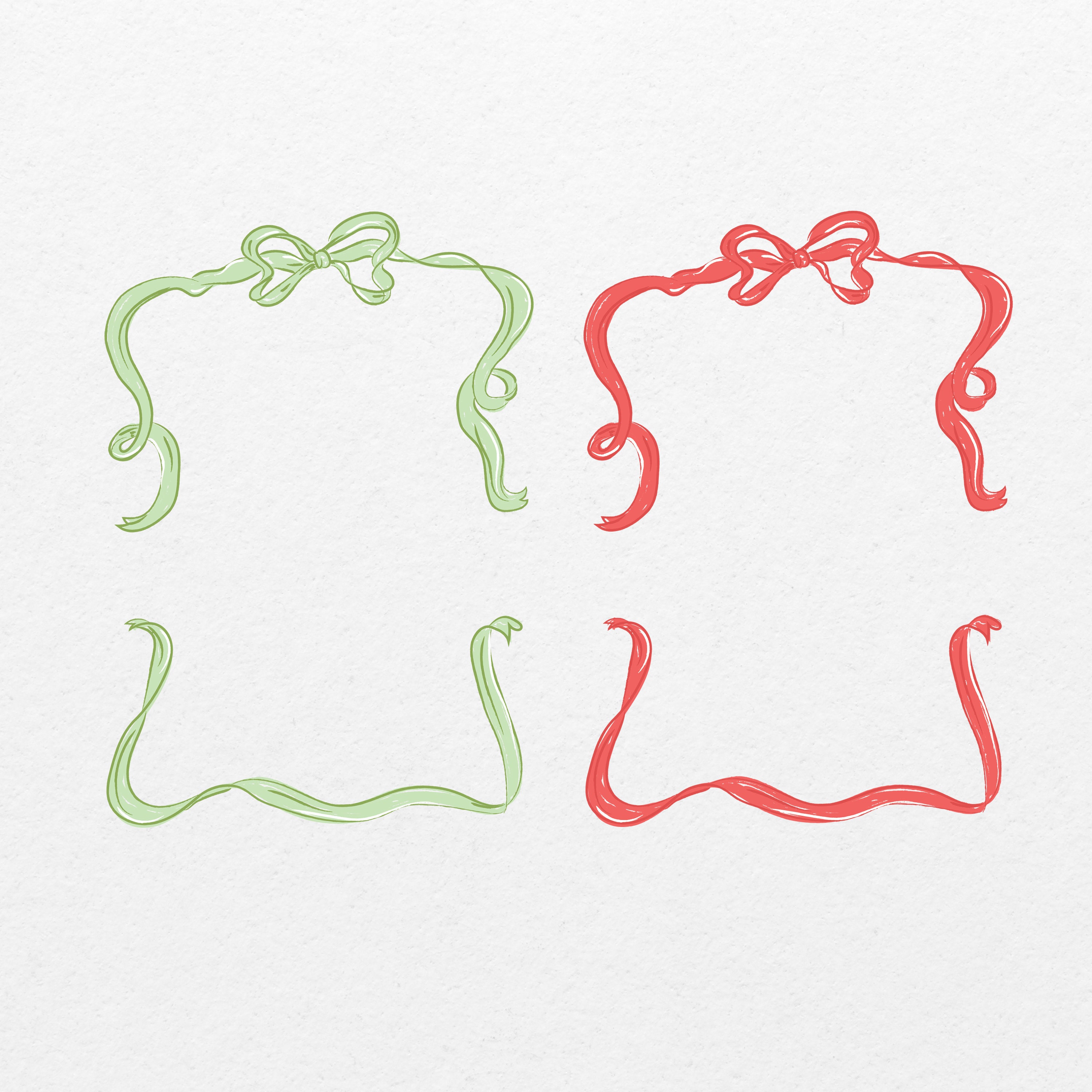 Bows Frame Border Illustration SVG PNG Bundle - Colorful Frame for Baby ...