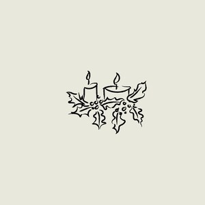 Hand Drawn Christmas Candle Illustration Clip Art Bundle SVG PNG ...