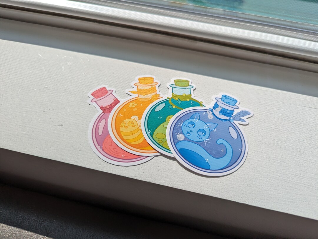 Animal Potion Sticker Pack - Etsy