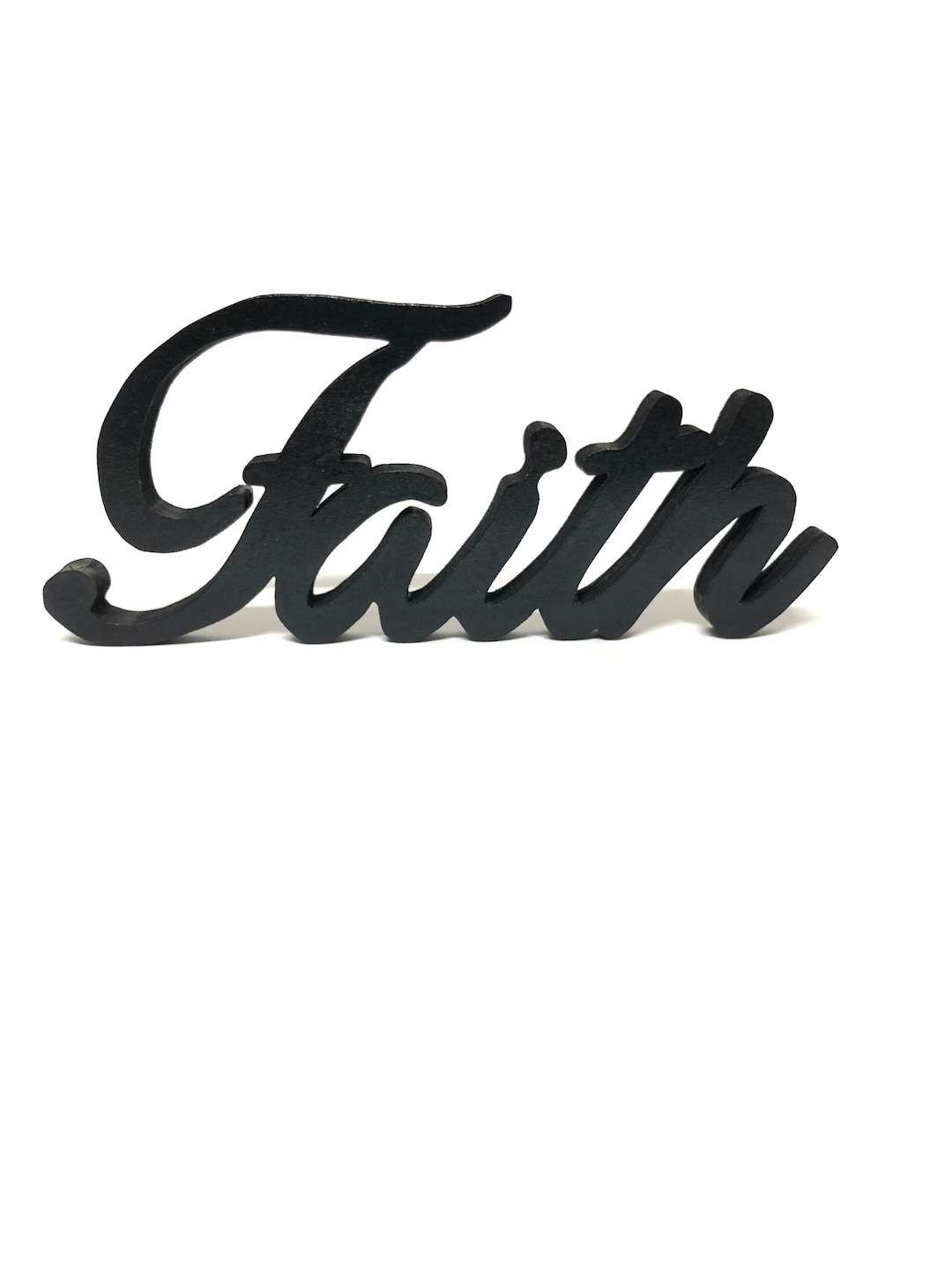 Faith Wooden Sign, Faith Wood Sign, Faith Wood Word Art, Faith Decor ...