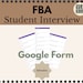 FBA Student Interview (google Form) - Etsy