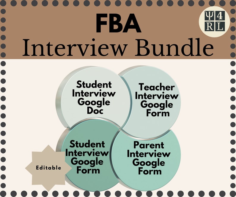 FBA Interview Bundle - Etsy