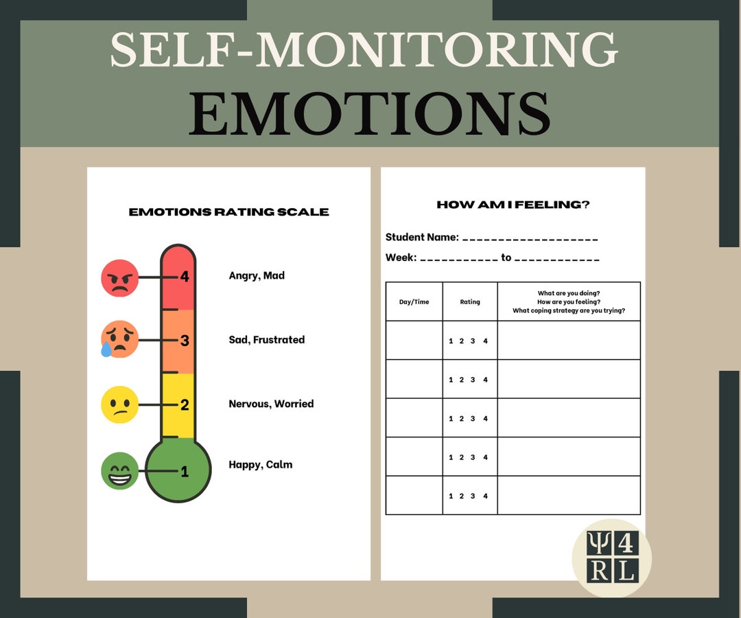 Self-monitoring Emotions - Etsy
