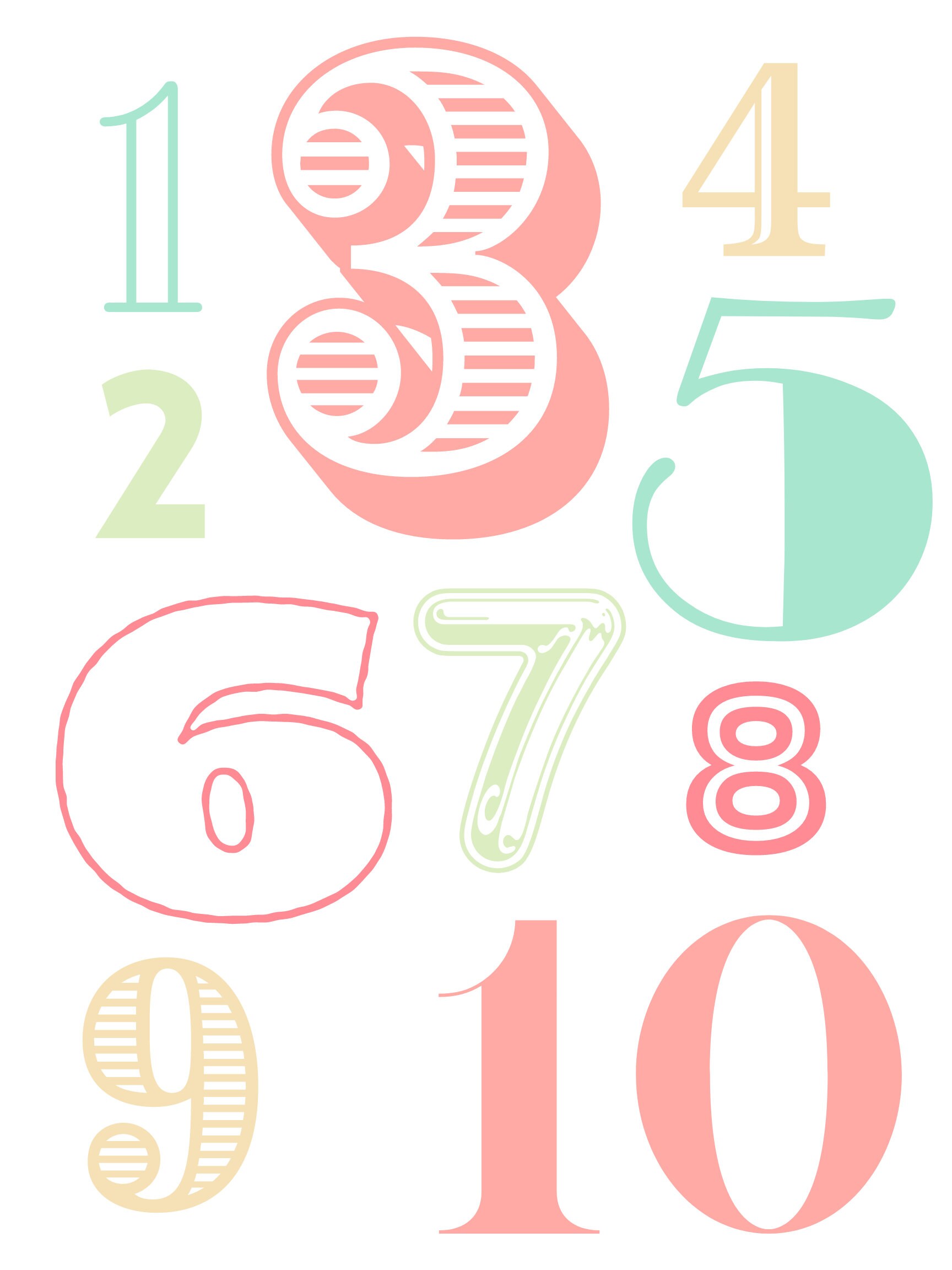 123 Poster Digital Download - Etsy