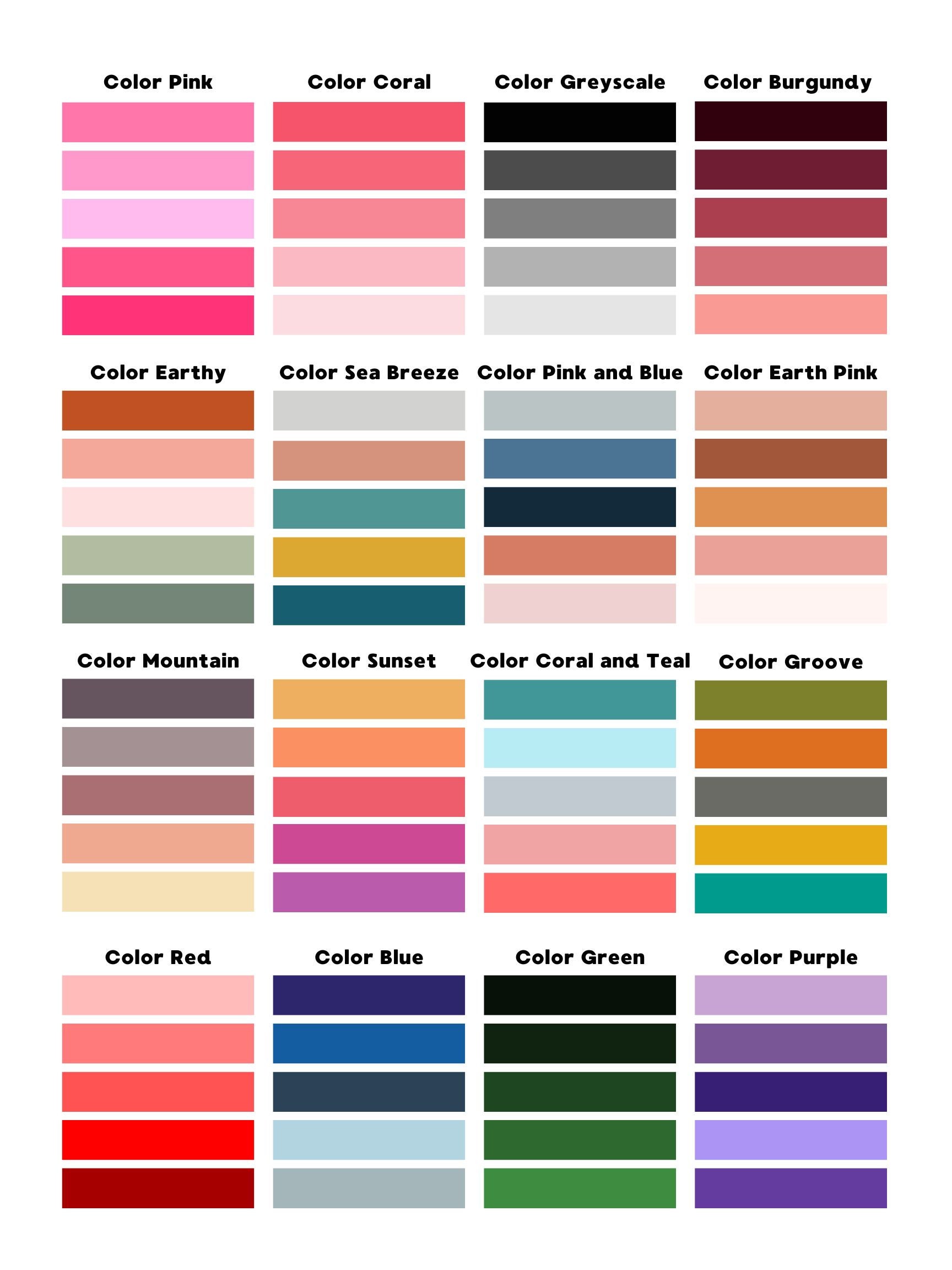 Colors Poster Digital Download - Etsy