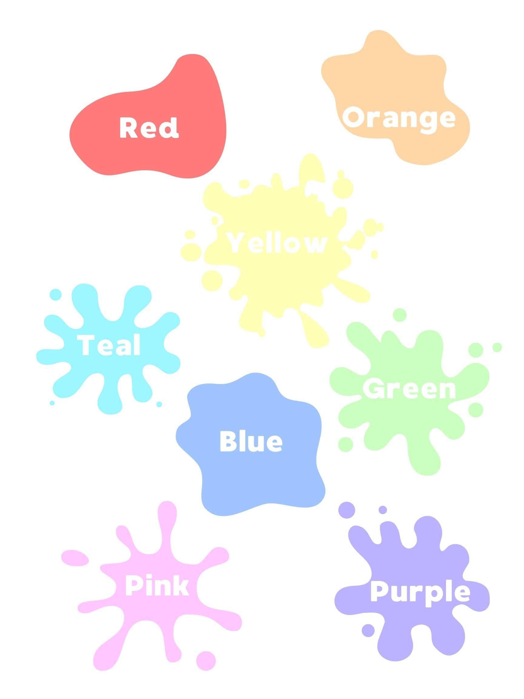 Colors Poster Digital Download - Etsy