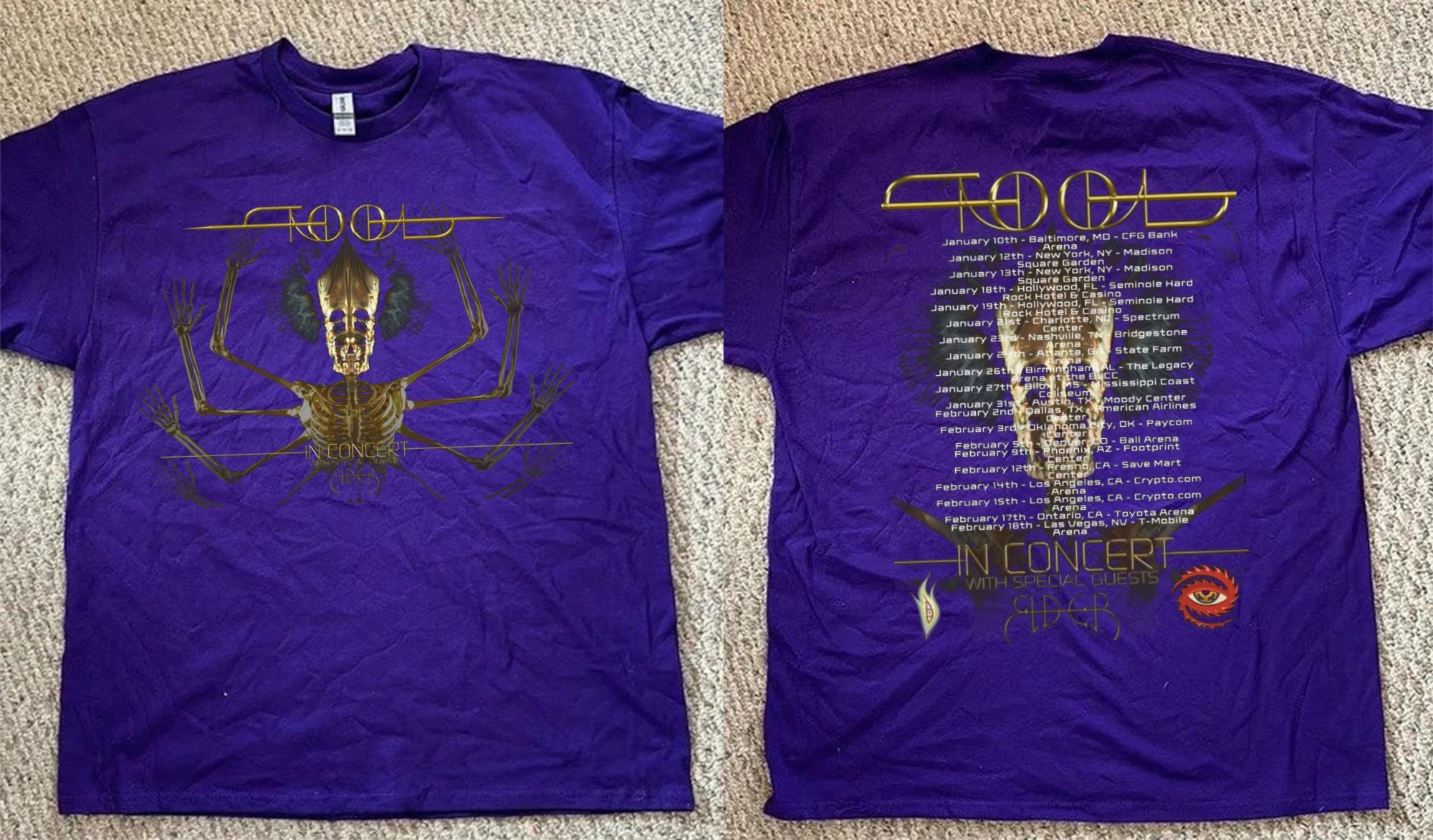 2024 Tool In Concert Shirt, Tool Band Fan Gift Shirt, Rock Band Tool 2024 Tour Shirt sold by ...