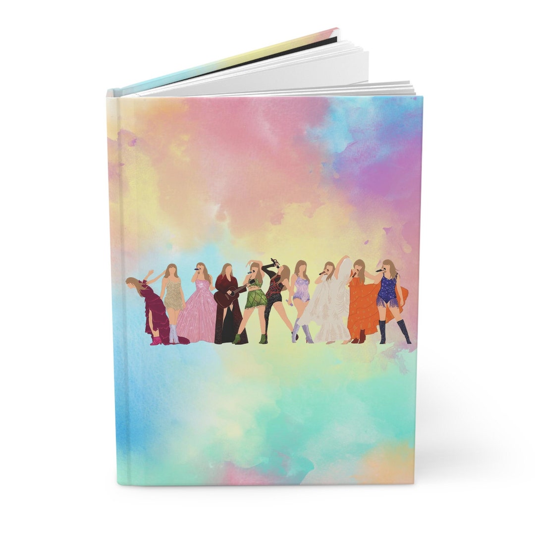 Taylor Swifties Eras Tour Journal 5.75 X 8 Hardcover Matte Finish ...