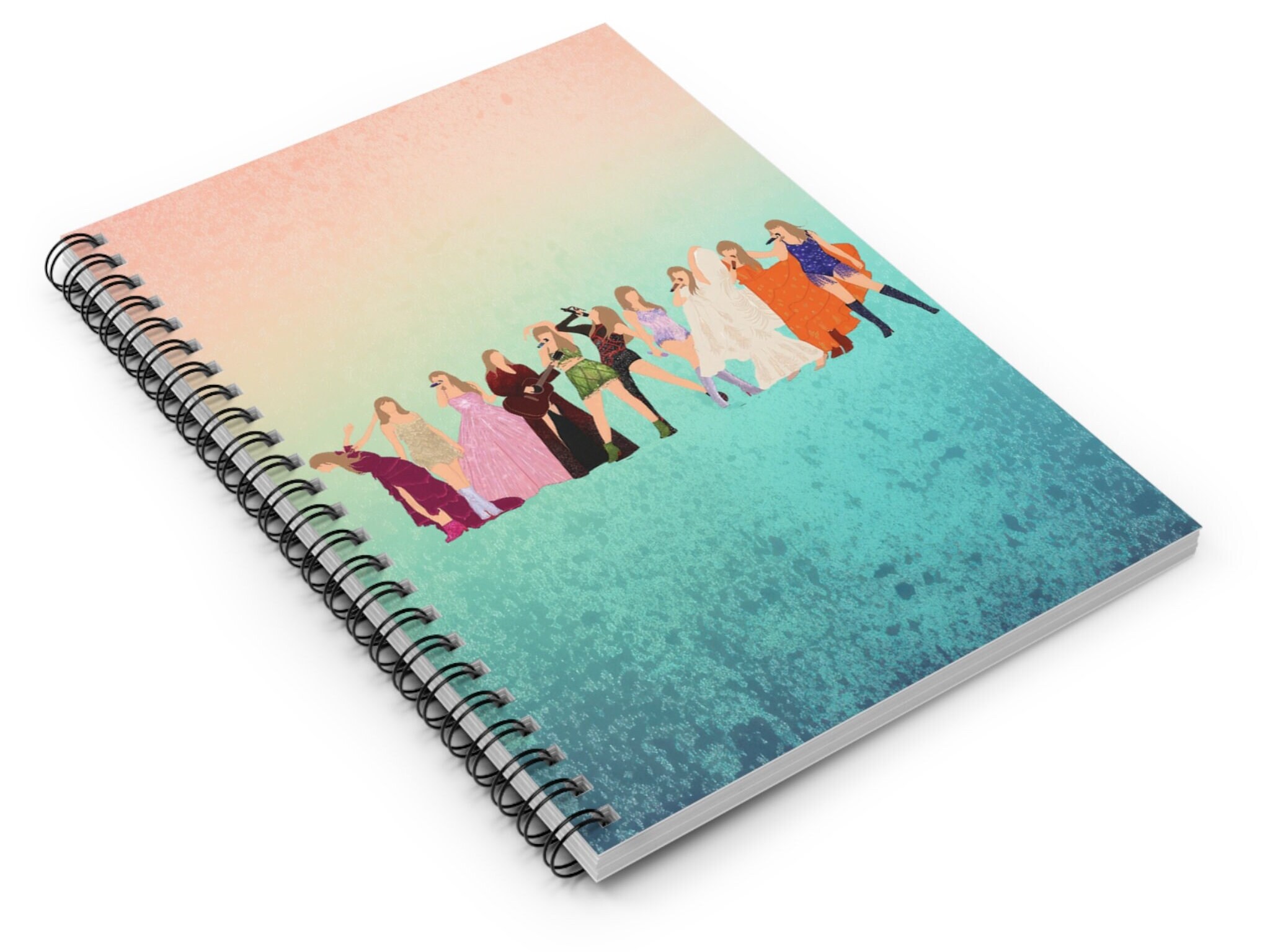 Eras Tour Swift Inspired Fashion Concert Outfits Spiral Notebook sold ...