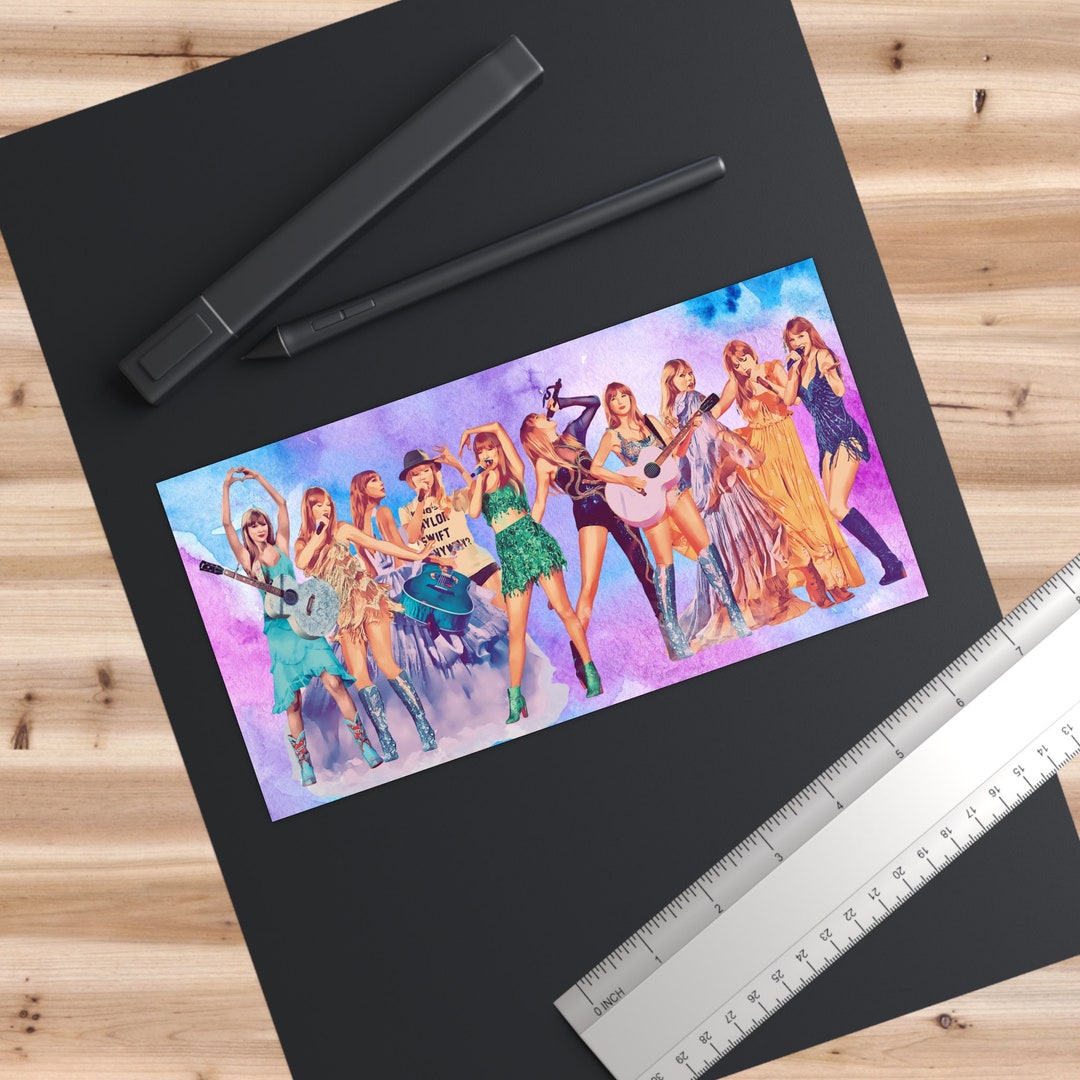 Taylor Swifties Eras Tour Vinyl Bumper Sticker Multiple Size Waterproof ...