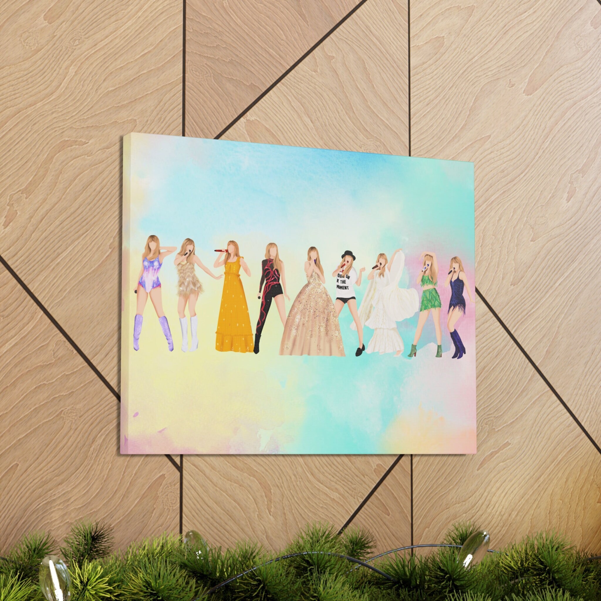 Taylor's Eras Tour Fan-made 20x16 NEW SIZE Swift's Music Eras Canvas ...