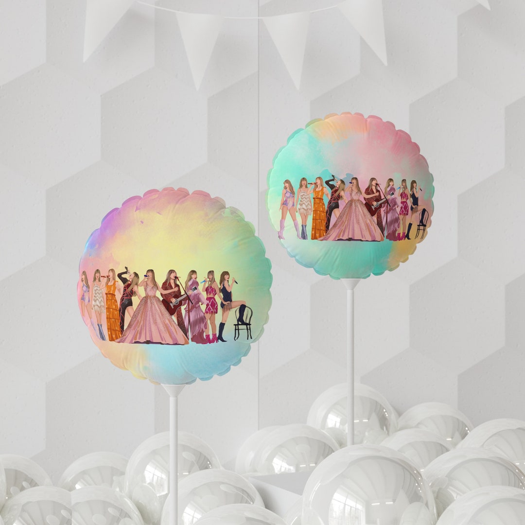 Taylor's Eras Tour Round Balloon 11 Birthday Party Decoration Swifties ...