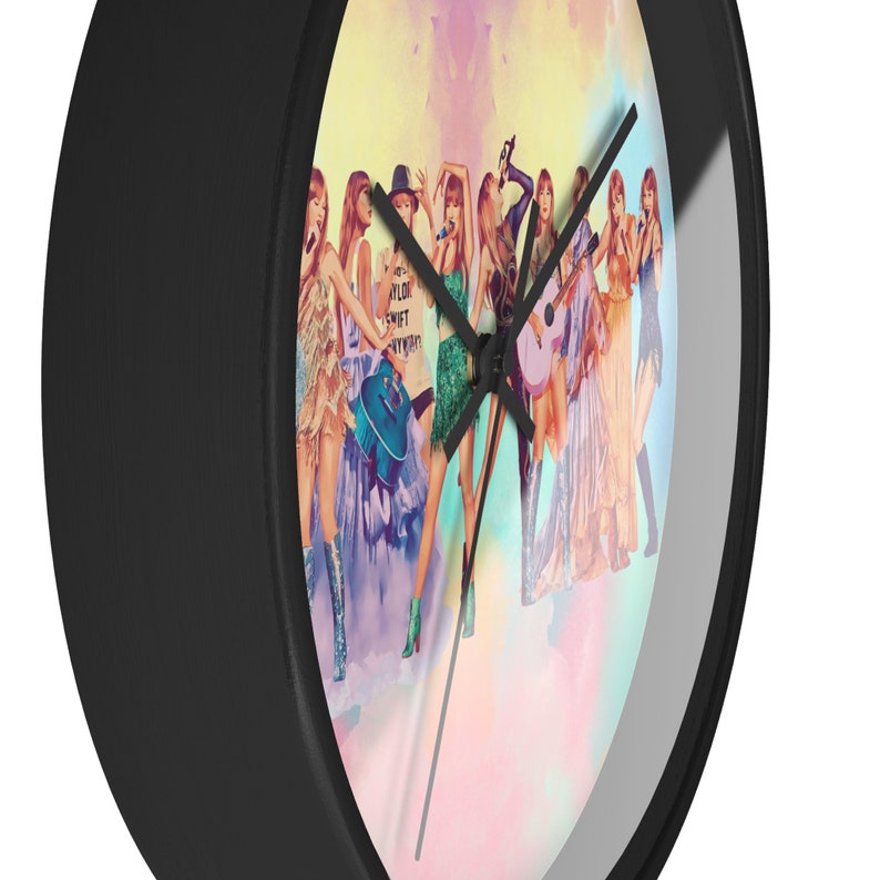 Eras Tour Taylors Version Round Shape 10x10 Wall Clock Swifties Gifts ...