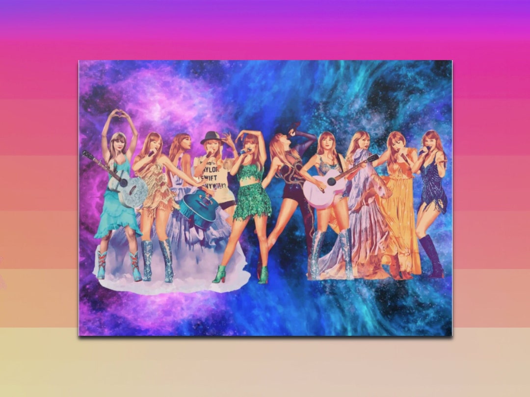 Taylor Swifties Eras Tour 24x18 Landscape Home Decor Living Room ...
