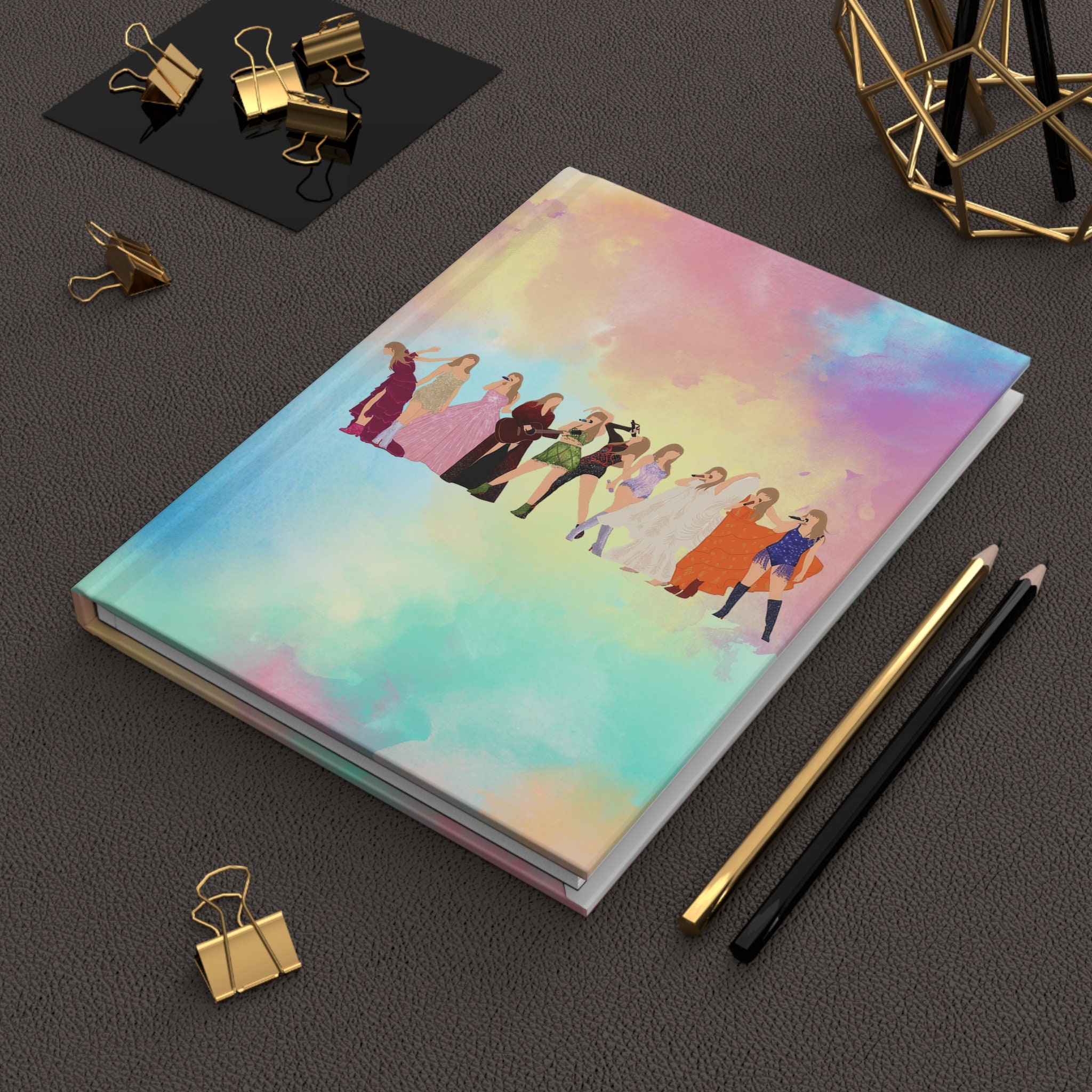 Taylor Swifties Eras Tour Journal 5.75 X 8 Hardcover Matte Finish ...