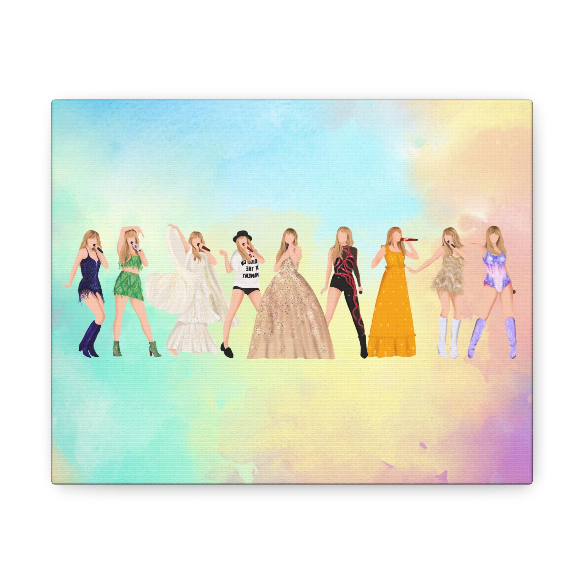 The Eras Tour Taylor Canvas, Taylor Poster, Taylor Wall Art sold by ...