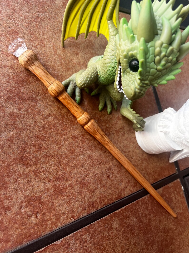 Red Oak Wand - Etsy