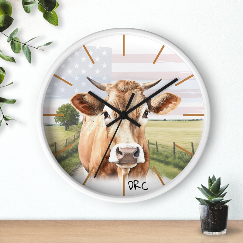 Cow Clock - Etsy