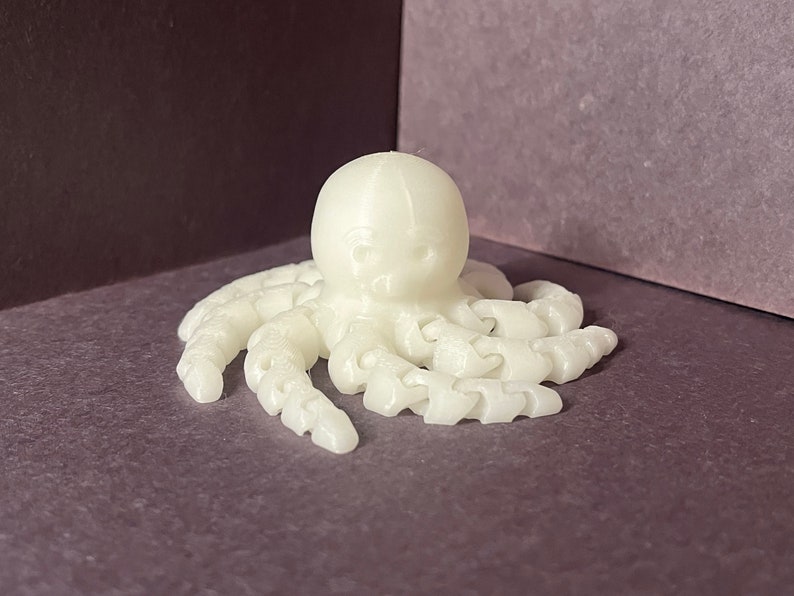 3d Printed Octopus, Fidget Toy, Stress Reliver, Desk Toy, Life Like ...