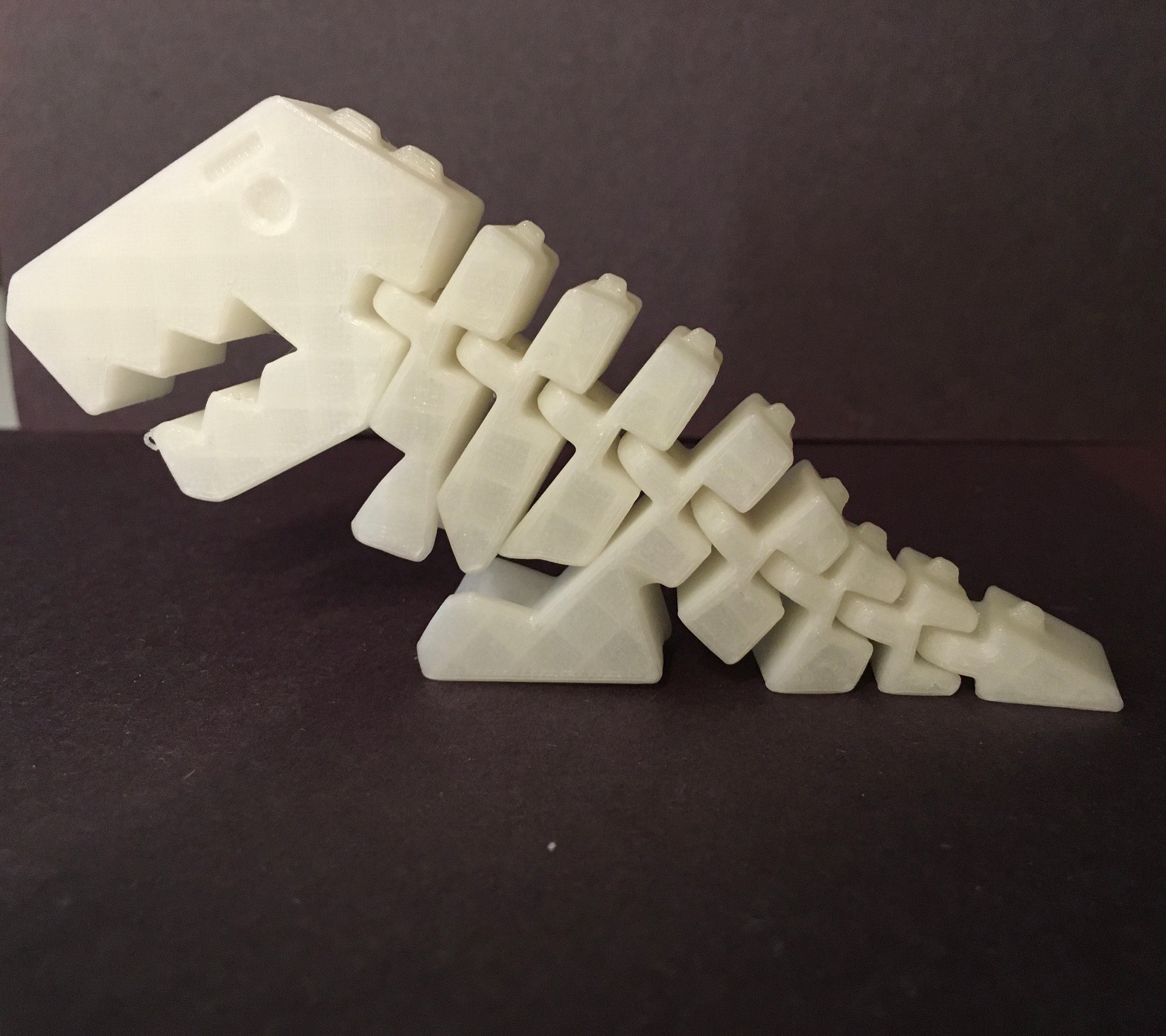 Flexi Rex, 3d Printed, Stress Reliver, Fun Toy, Glow in the Dark - Etsy
