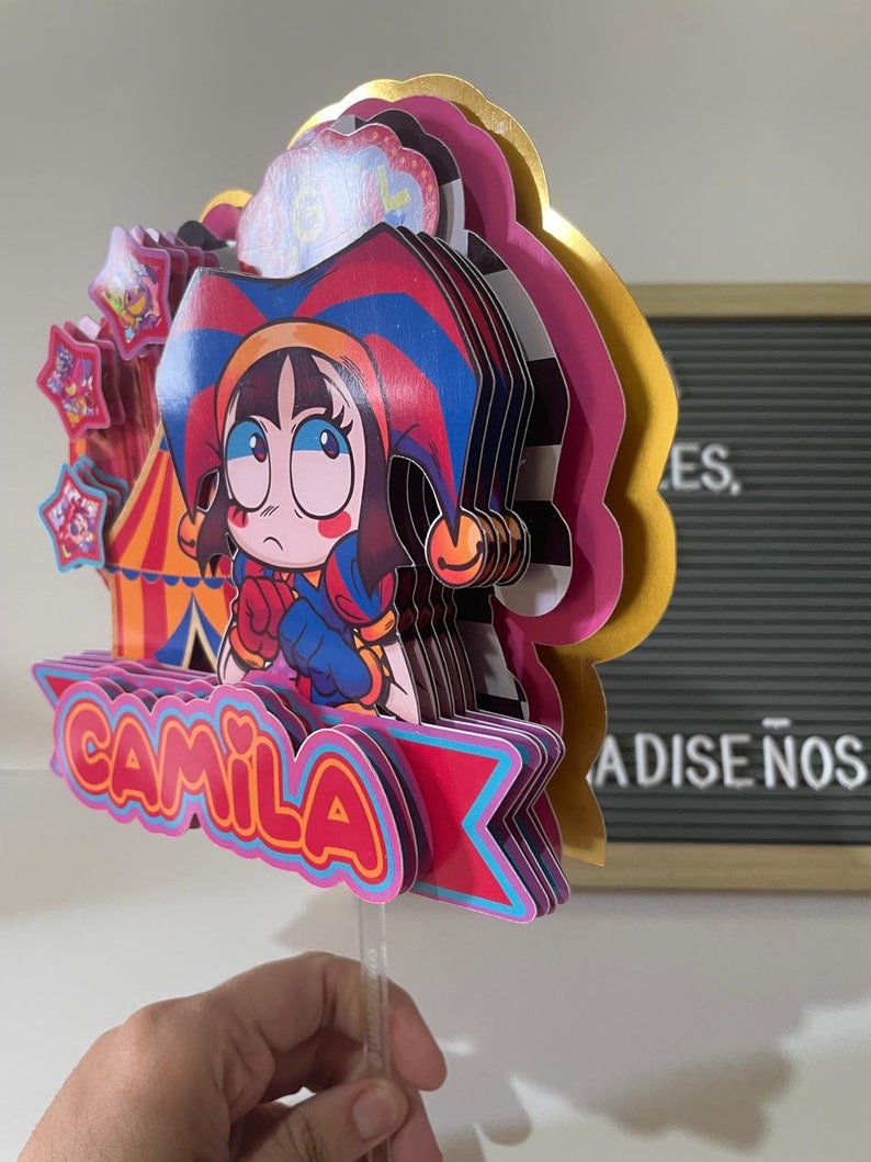 Amazing Digital Circus Template Cake Topper Amazing Digital Circus ...