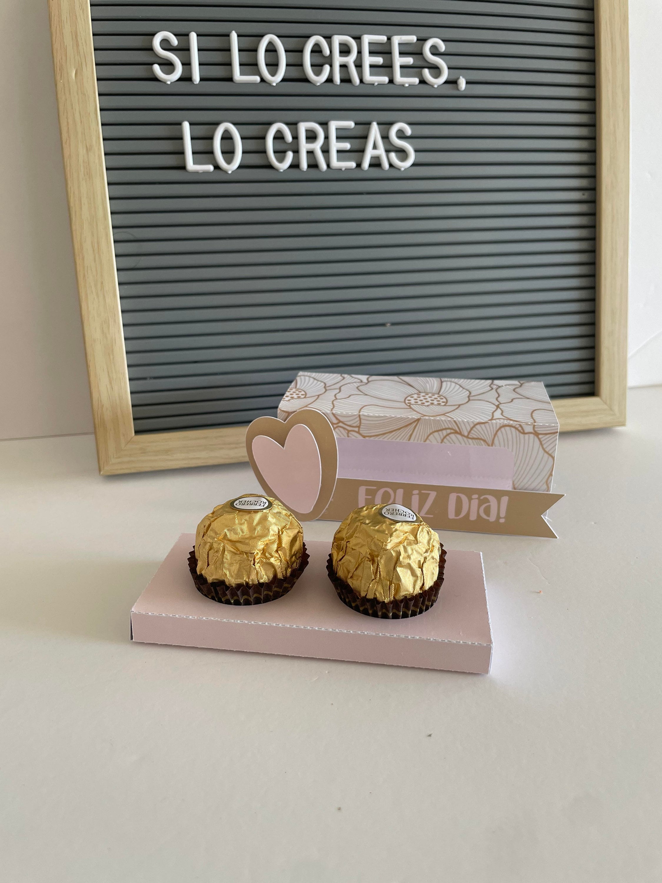 Template Duo Ferrero Rocher Box SVG Cut File Chocolate Ferrero Rocher ...