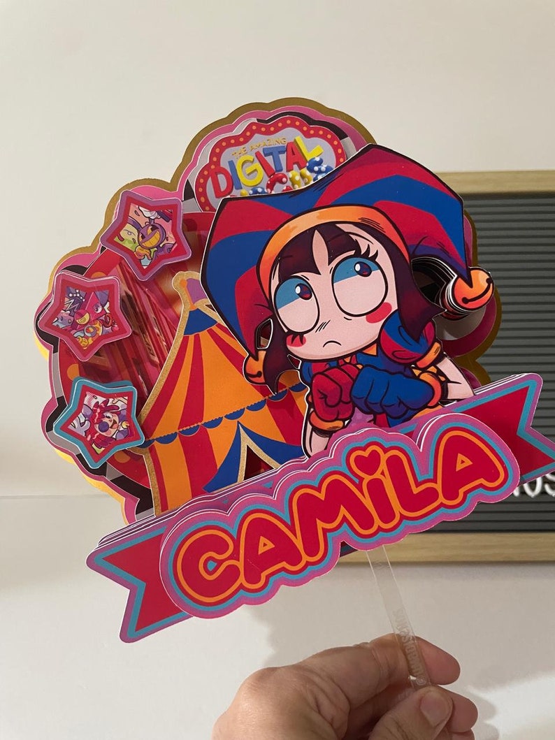 Amazing Digital Circus Template Cake Topper Amazing Digital Circus ...
