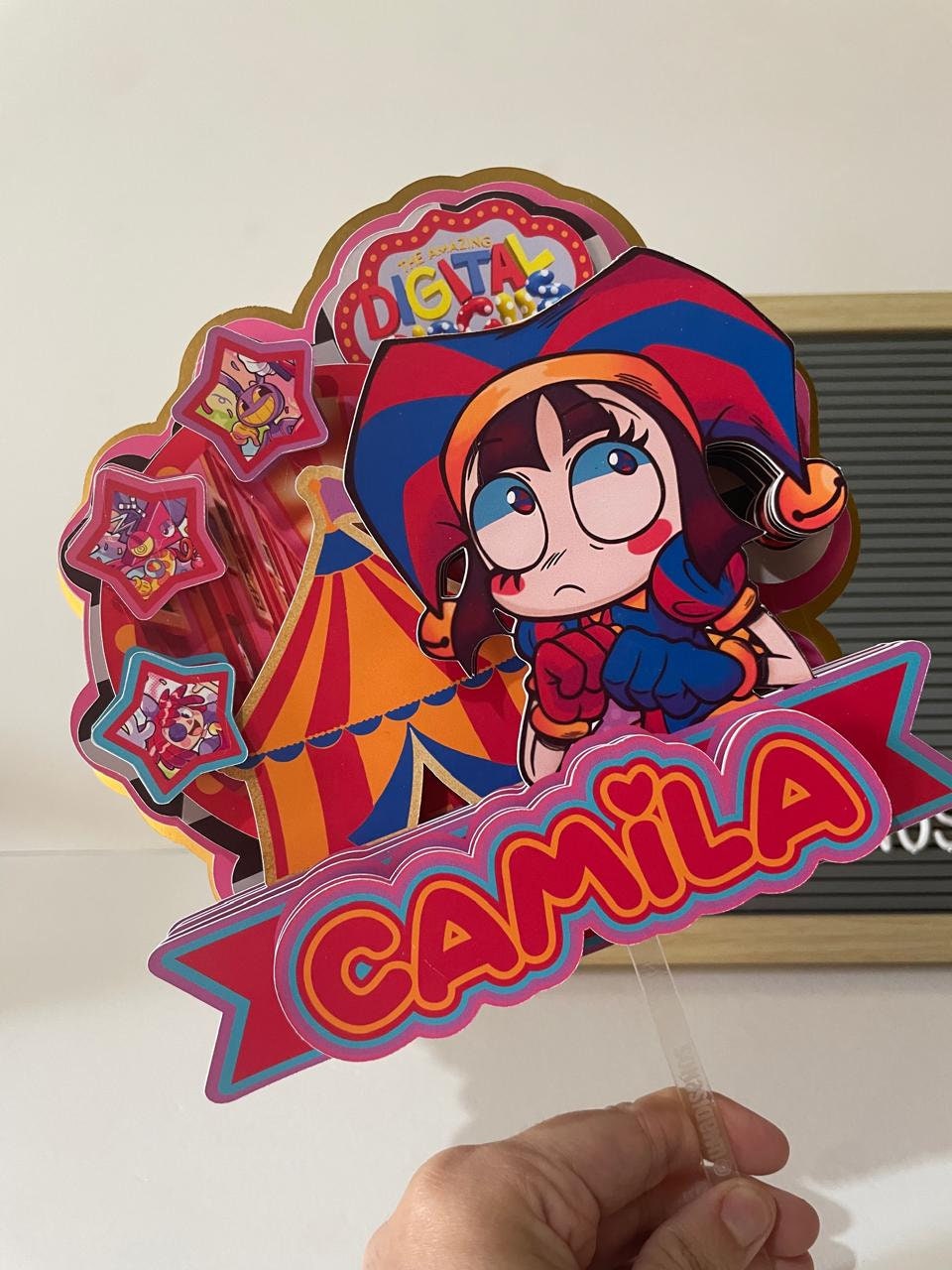Amazing Digital Circus Template Cake Topper Amazing Digital Circus ...