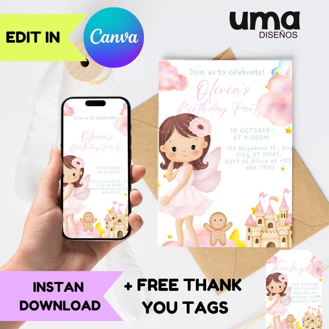 Bebefinn PRINTABLE Editable Bebefinn Birthday Invitation Template ...